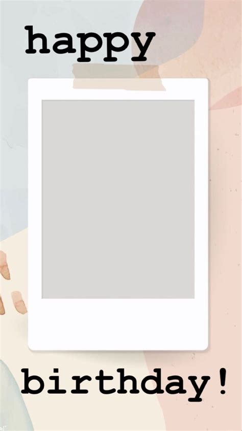 Birthday Background Aesthetic Happy Birthday Instagram Story Template