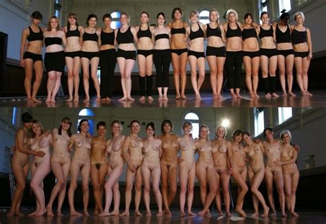 Dressed Undressed Group Tits