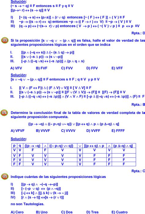L Gica Proposicional Ejercicios Resueltos Pdf