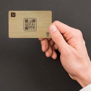 Carte De Visite NFC En Bois Maplaque NFC