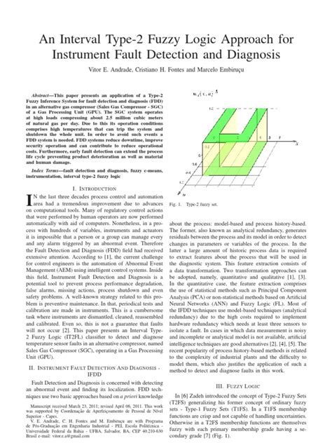 an interval type 2 fuzzy logic approach for instrument fault detection and diagnosis pdf