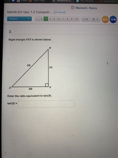 answered right triangle xyz is shown below 29… bartleby
