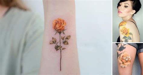 45 Asombrosos Diseños de Tatuajes de Rosas Amarillas que Necesitas Ver