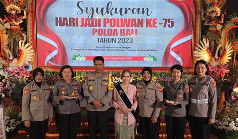 Peringati Hari Jadi Ke 75 Polwan Polda Bali Gelar Syukuran Deteksi Post