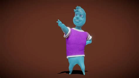 Wade Ripple Pixar Elemental Animated PBR 3D Model By Danyelon