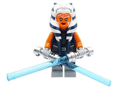 Lego Star Wars Minifigure Ahsoka Tano Lightsabers Etsy