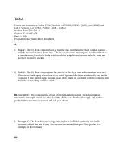 D081 Task Two Docx Task 2 Course And Assessment Codes C714 Versions