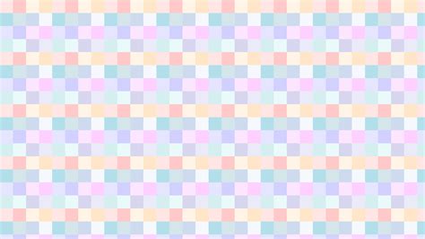 Aesthetic Cute Pastel Blue Pink Purple And Yellow Checkers Gingham
