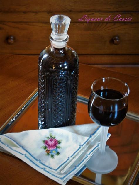 Liqueur De Cassis Maison Liqueur De Cassis Liqueur Liqueur Maison