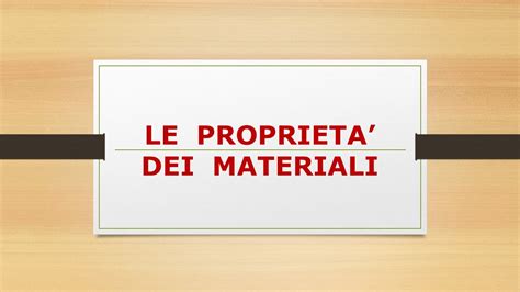 Proprietà dei materiali YouTube