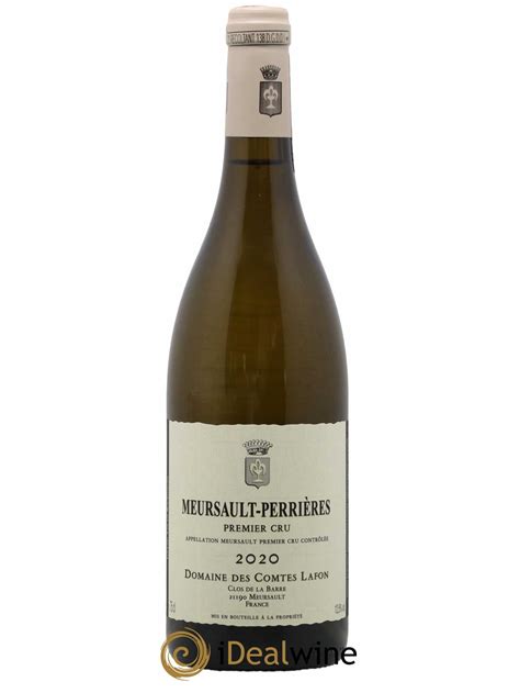 Acheter Meursault 1er Cru Perrières Comtes Lafon Domaine des 2020