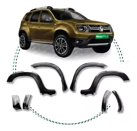 Moldura Fenders Renault Oroch Duster Prf Cuotas Sin Inter S