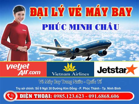 Thiết kế bảng hiệu phòng vé máy bay chuyên nghiệp Thi công bảng biển