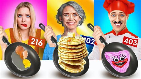 Me Vs Grandma Cooking Challenge Kitchen Gadgets And Parenting Hacks
