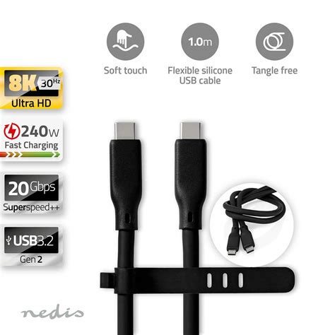 Usb Kabel Usb Gen Usb C Stecker Usb C Stecker W