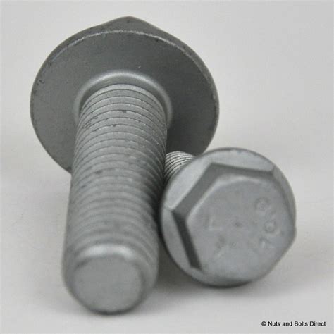 M10 X 30mm X 1 25mm Metric Fine Flange Hex Bolt DIN 6921 10 9 Grade