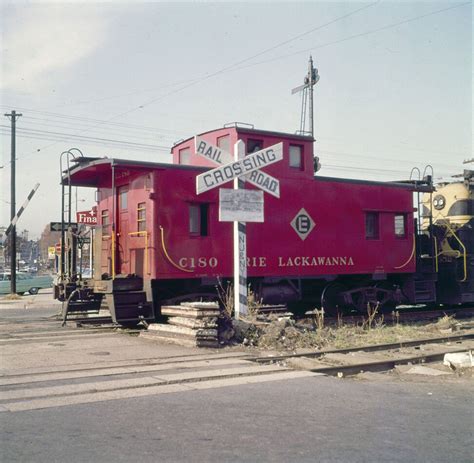 Erie Lackawanna Engine Caboose 1967 Many Can Recall The Cabooses At