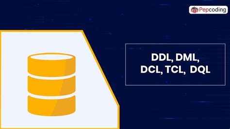 ddl dml dcl tcl dql sql data science nados youtube