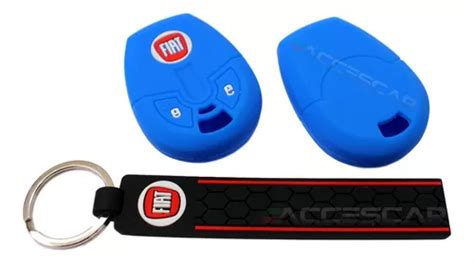 Kit Capa Chave Silicone Azul Fiat Palio Chaveiro Fiat MercadoLivre