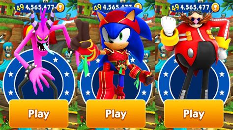 Sonic Dash NEW Character Update Sonic Dragonfire Vs All Bosses Zazz