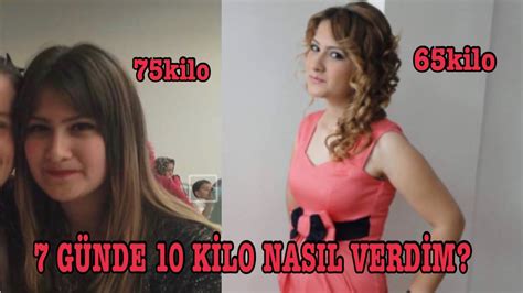 7 GÜNDE NASIL 10 KİLO VERDİM HIZLI KİLO VERME ŞOK DİYET KİLO