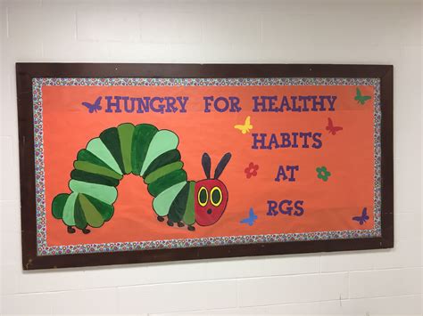Lunch Room Bulletin Board Th Anniversary Of The Very Hungry