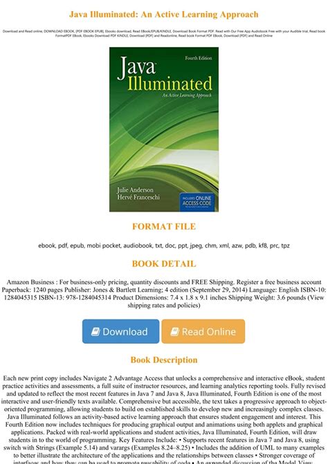 ebook [p d f] java illuminated an active learning approach full acces