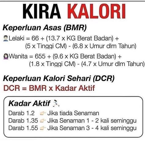 Cara Kira Nilai Kalori Makanan Ketahui Cara Kira Kalori Makanan