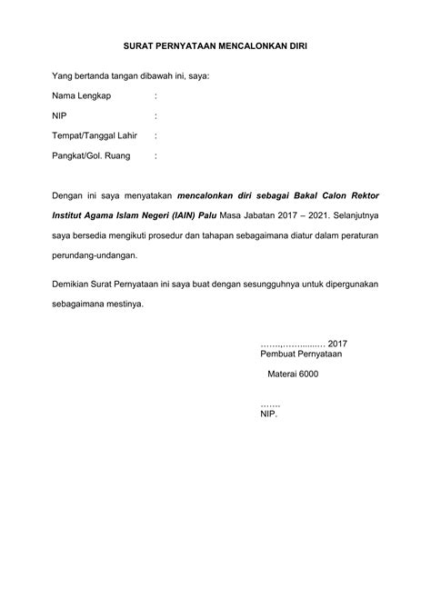 Surat Pernyataan Masuk Islam Beinyu