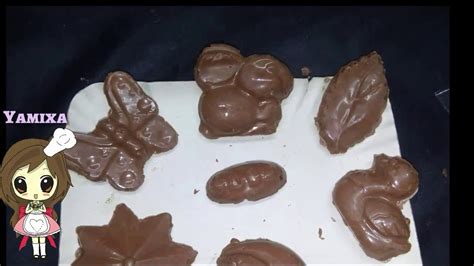 Como Hacer Figuras De Chocolate En Poco Tiempo YouTube