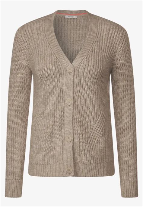 CECIL Cardigan in Grobstrick für Damen in Beige CECIL