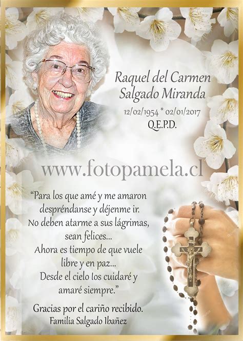 Frases Para Tarjetas De Recordatorios De Difuntos Tarjetas De