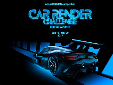 Hum3D Launches Annual Car Render Challenge Car Body Design