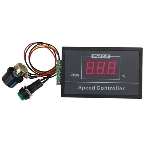EJ life Contrôleur de vitesse moteur DC PWM 6V 12V 24V 48V Cdiscount
