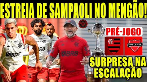 ESTREIA DE SAMPAOLI NO MENGÃO FLAMENGO X ÑUBLENSE AO VIVO TAÇA