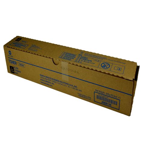 2x Genuine Konica Minolta TN324 Black Toner Cartridge For Bizhub C258