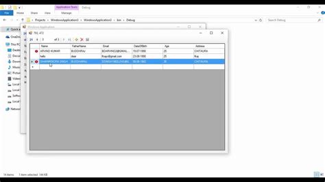 how to save multiple tables record in a single datagridview by using access database and visual
