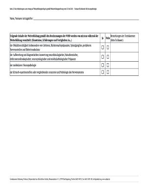 Ausfüllbar Online aeksh FACHARZTFACHRZTIN FR NEUROPATHOLOGIE Fax Email