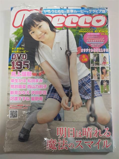 moecco モエッコ Vol 64 DVD 生写真付属 見上瑠那 荒井暖菜 沖田彩花 来生かほ 新見ななえ 松田まみ 沢渡すずね 複数