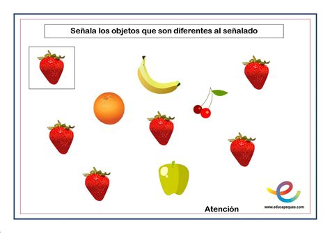 Fichas para estimular la atención en los niños