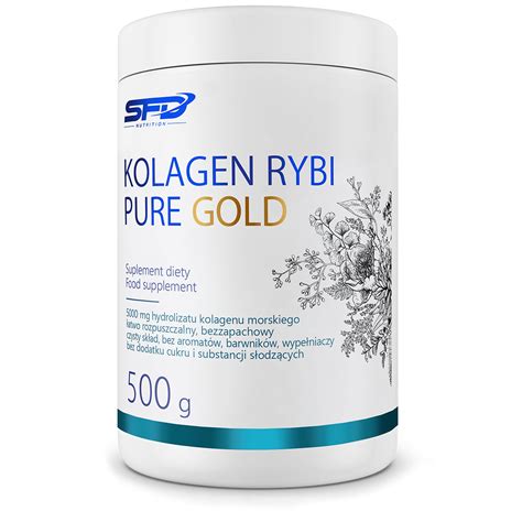 Kolagen Rybi Pure Gold 500g SFD NUTRITION 99 zł Opinie Sklep SFD