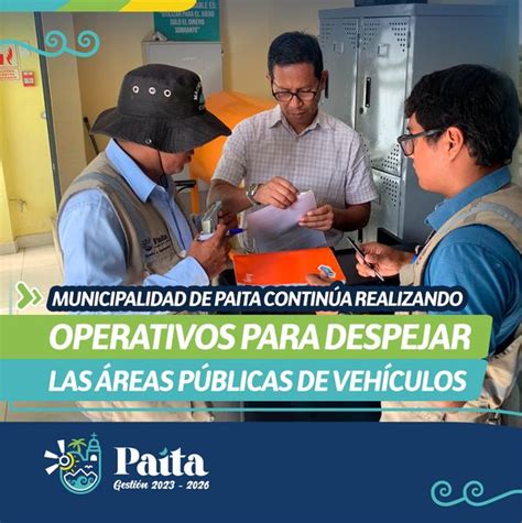 Municipalidad de Paita continúa realizando operativos para despejar las
