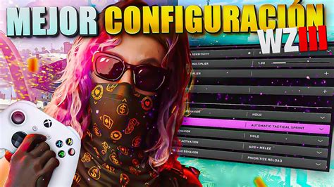 La MEJOR CONFIGURACIÓN y SENSIBILIDAD para WARZONE 3 XBOX PS4 PS5