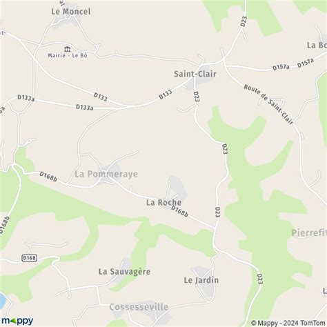 Plan La Pommeraye Carte De La Pommeraye 14690 Et Infos Pratiques