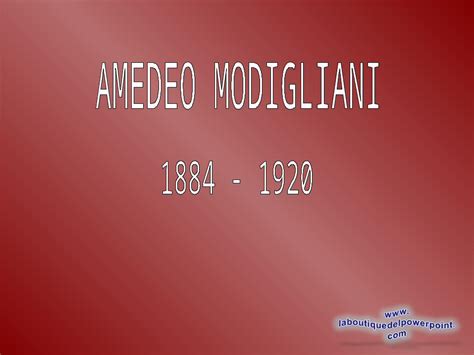 PPT Amedeo Modigliani escultor y pintor italiano de origen judío