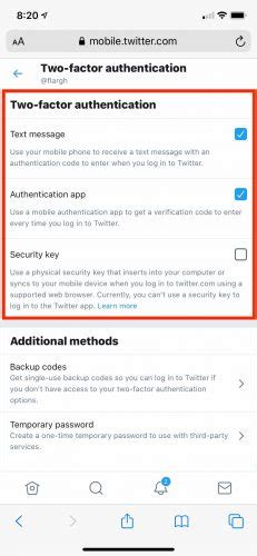 How To Set Up Twitter Two Factor Authentication Without A Phone Number