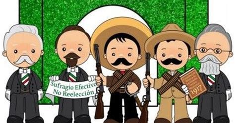 Dibujos de la Revolución Mexicana 6 plantillas bonitas para imprimir y