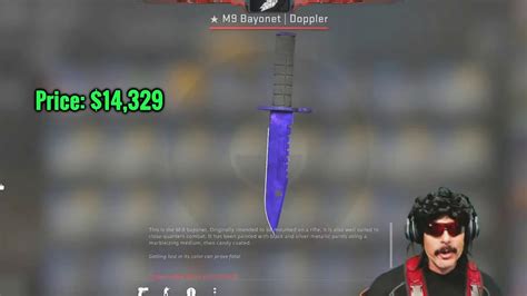 Dr Disrespect Unboxes A 14 000 SAPPHIRE In CSGO YouTube