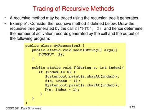 review of recursion what is a recursive method ppt download