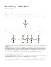 Understanding Lstm Networks Colah S Blog Pdf Understanding Lstm